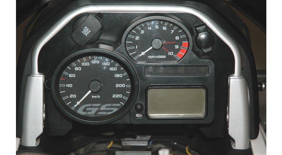 Cockpit cover 2 with small and big socket for BMW R1200GS & R1200GS ...