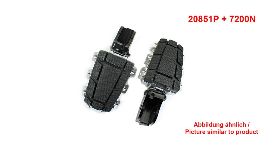 Enduro footpegs for BMW F900XR | Motorcycle Accessory Hornig