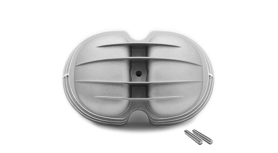Valve cover, classic look with polished edges, 4 ribs for BMW R 100 ...
