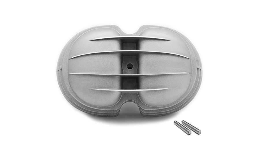 Valve cover, classic look with polished ribs, 4 ribs for BMW R 80 Model ...