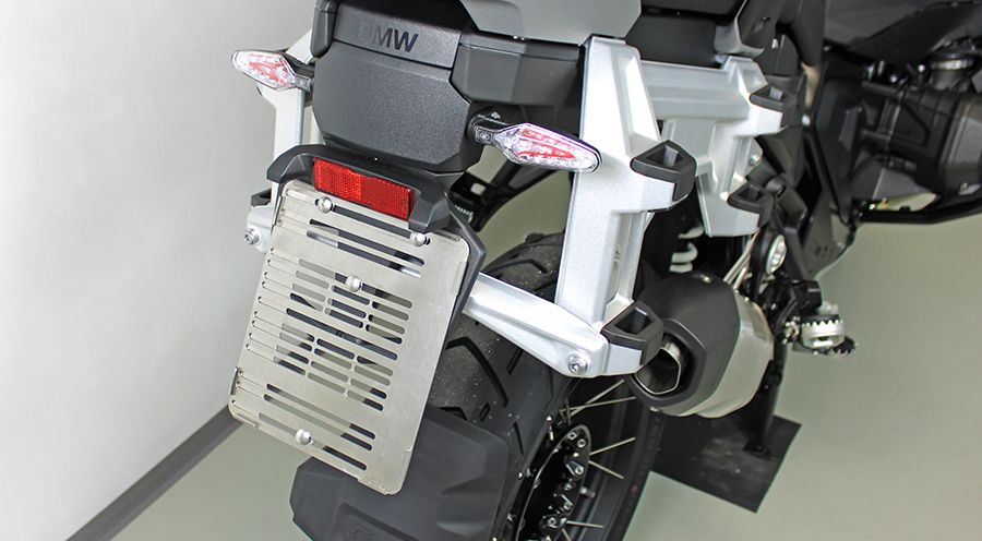 Licence plate bracket stainless steel adjustable for BMW R1300GS ...