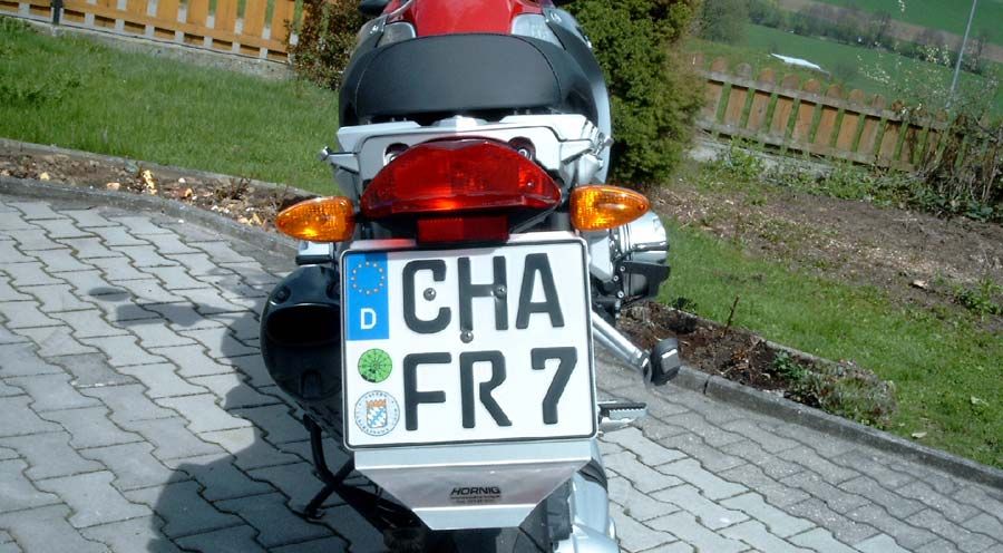 Number Plate Deflector for BMW R1200R (2005-2014) | Motorcycle ...