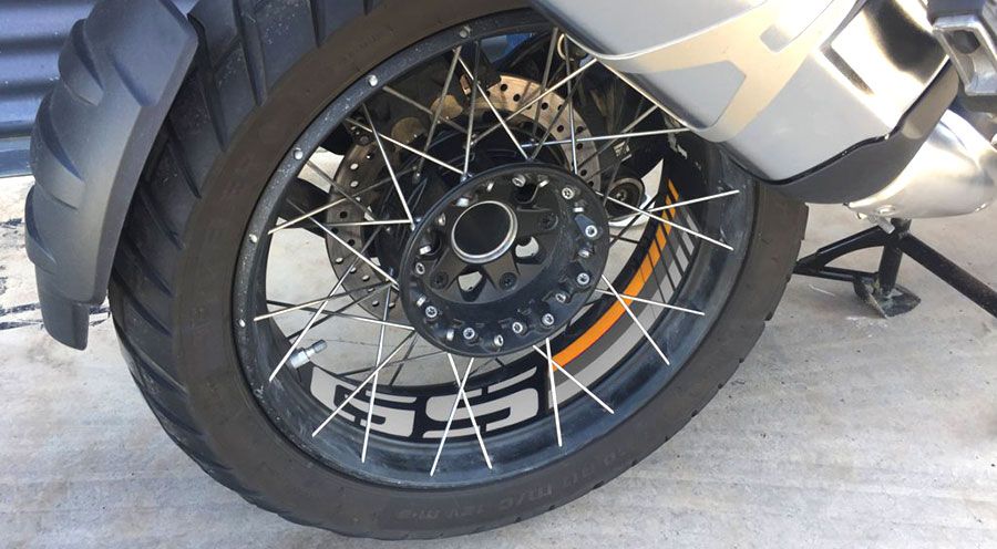 Rim stripes for BMW R1250GS & R1250GS Adventure | Motorcycle Accessory ...