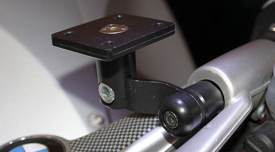 GPS Mounting with Plate for BMW K1300S | Motorcycle Accessory Hornig