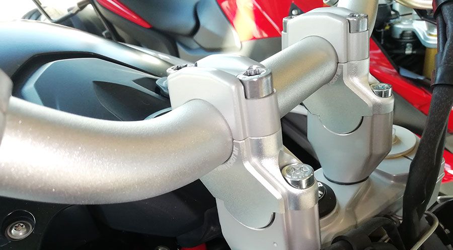 Handlebar Risers with Offset for BMW F800GS & F800GS Adventure ...