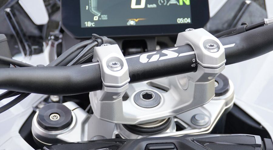 Handlebar Risers with Offset for BMW R1300GS & Adventure | Motorcycle ...