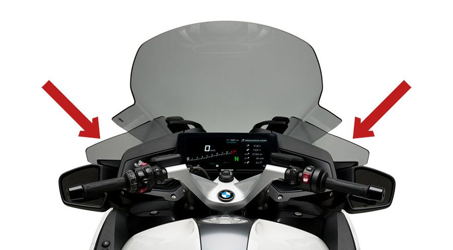 Air Deflector for BMW R1250RT (2021- ) | Motorcycle Accessory Hornig