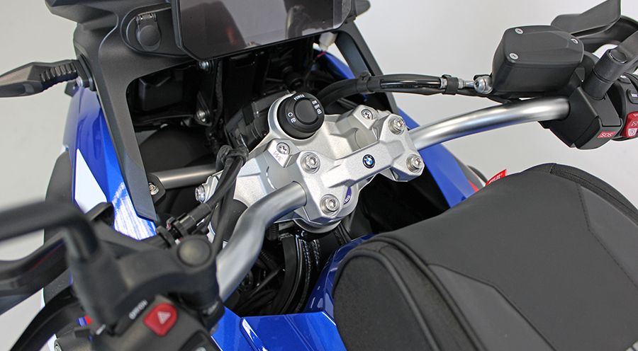Handlebar Risers with Offset for BMW F750GS | Motorcycle Accessory Hornig