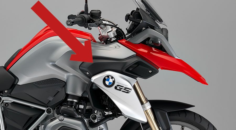 Carbon Air Intake right for BMW R1200GS LC (2013-2016) | Motorcycle ...