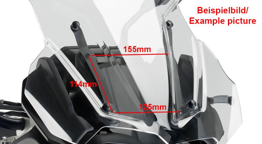 V-Stream Windscreen for BMW F750GS | Motorcycle Accessory Hornig