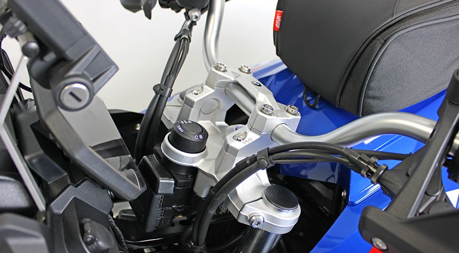 Handlebar Risers with Offset for BMW F750GS | Motorcycle Accessory Hornig