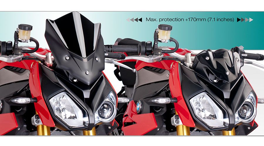 Sport windshield for BMW S1000R (2014-2020) | Motorcycle Accessory Hornig