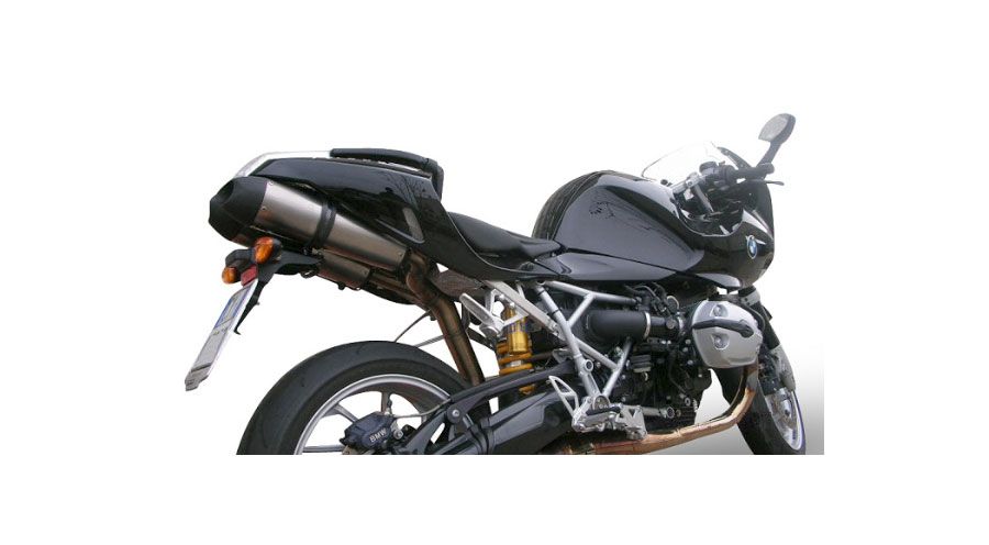 GPR Slip On Exhaust Furore Nero Italia for BMW R1200S 2006-2008 | Motorcycle Accessory Hornig