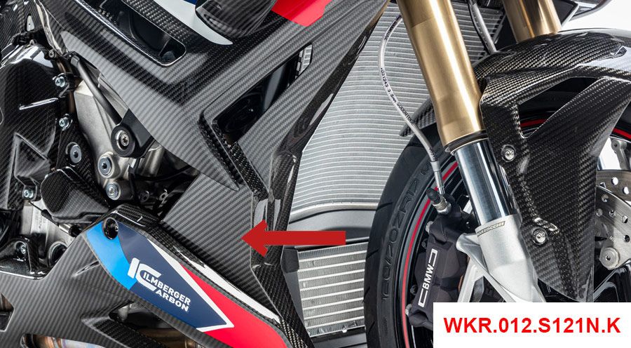 Carbon Radiator Cover for BMW S1000R (2021- ) | Motorcycle Accessory Hornig